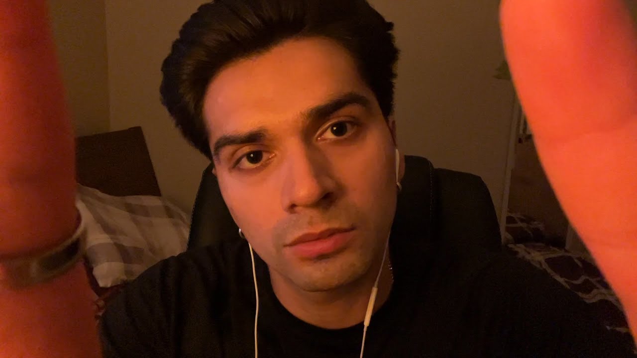 ASMR Hand Movements with Positive Affirmations and Face Touching - YouTube