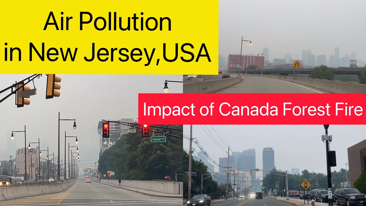 Air Pollution in New Jersey | Impact of Canada Forest Fire #canada # ...