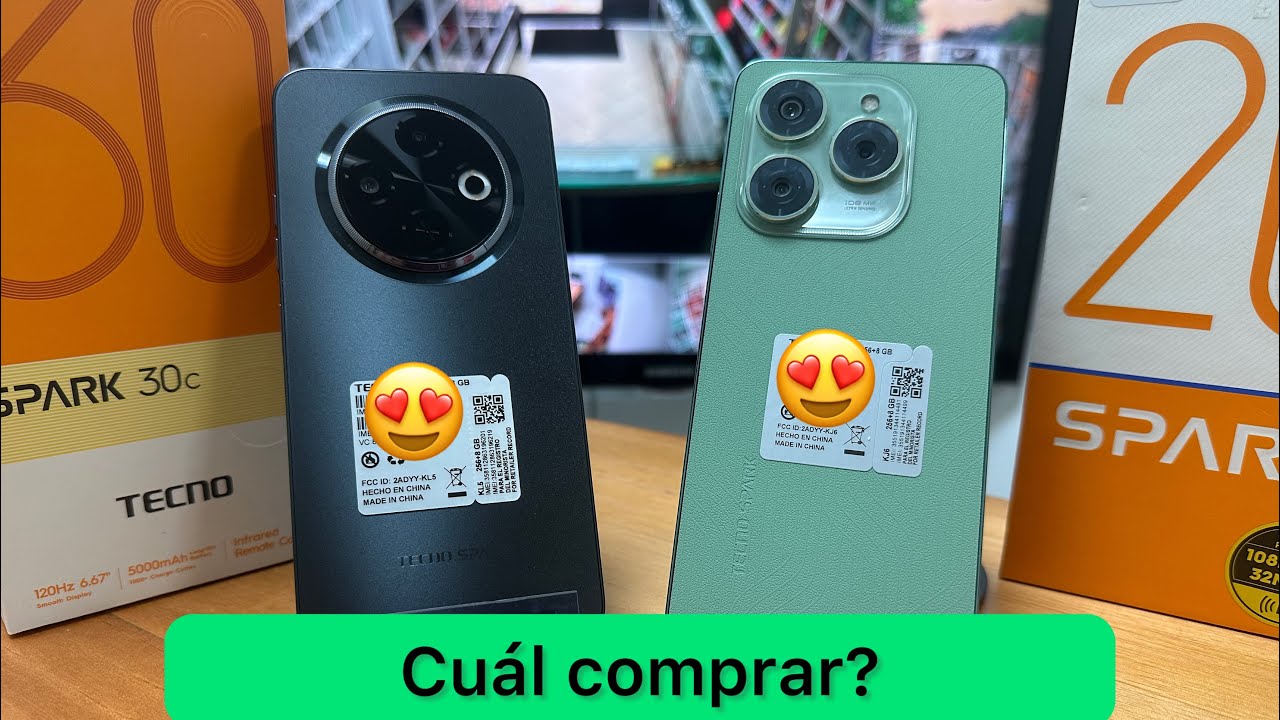 TECNO SPARK 20 PRO VS TECNO SPARK 30C [ CUAL ES MEJOR? ] PRUEBA DE ...