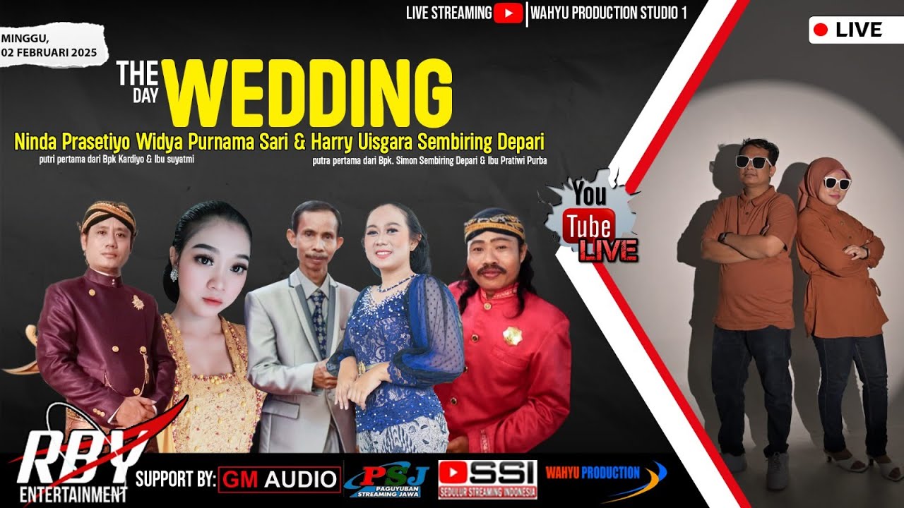 🔴LIVE RBY ENTERTAINMENT // RESEPSI PERNIKAHAN HARRY & NINDA // MINGGU, 02 FEBRUARI 2025 // GM ...