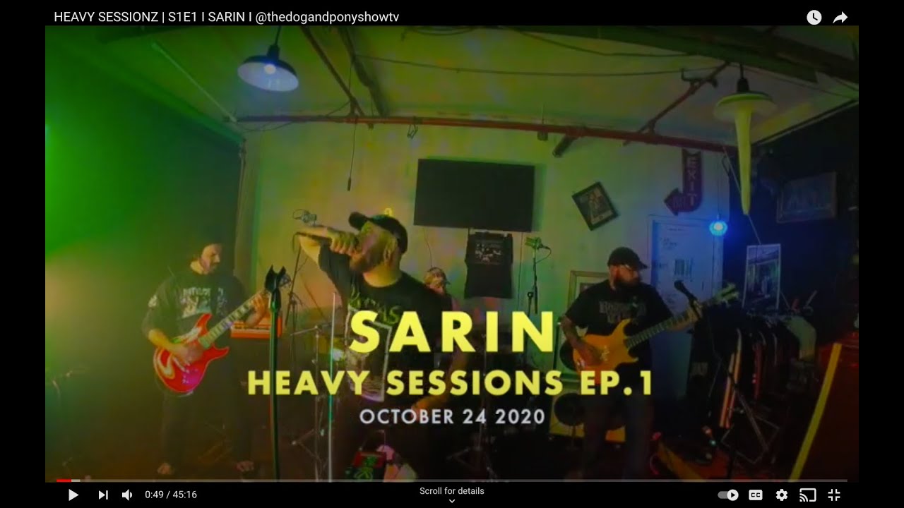 HEAVY SESSIONZ | S1E1 I SARIN I @thedogandponyshowtv - YouTube