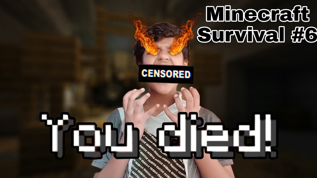 Finding Mineshaft gone horribly wrong 🤬 | Minecraft Survival #6 - YouTube