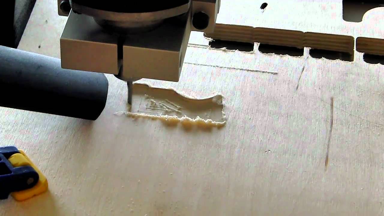 CNC - end-mill breaking - YouTube