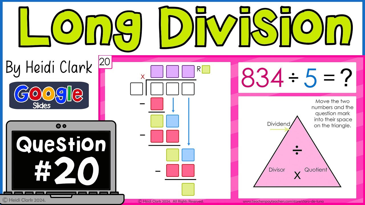 Long Division Standard Algorithm With Remainders 834 5 YouTube Long Division Standard Algorithm With Remainders 834 5 YouTube