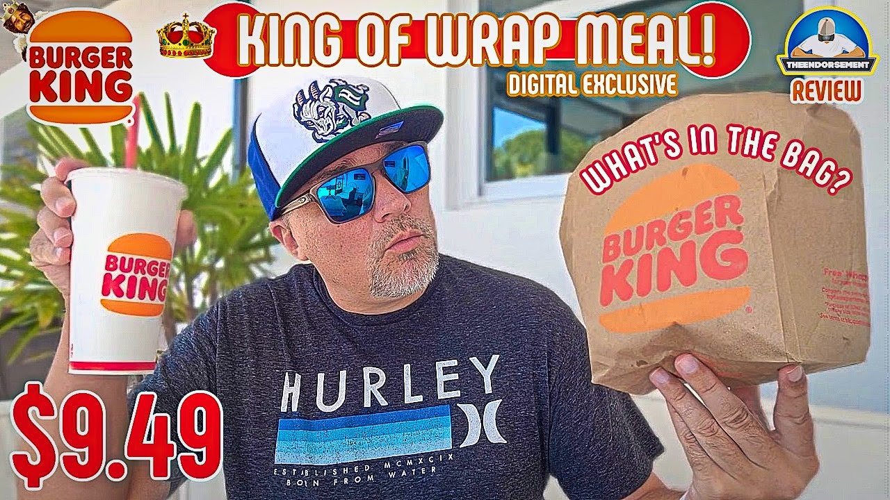 Burger King® King Of Wrap Digital Exclusive Deal Review! 🍔👑 | What's In ...