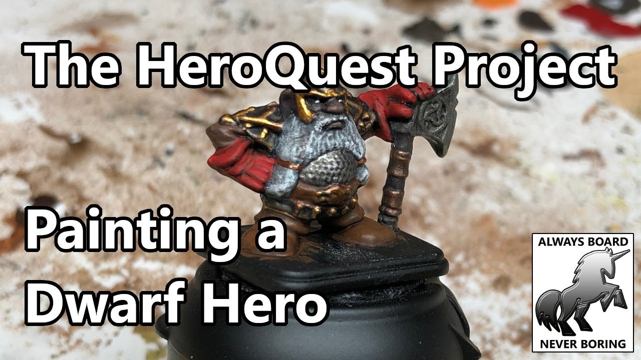 HeroQuest Dwarf Hero Painting Guide | Painting HeroQuest Miniatures ...