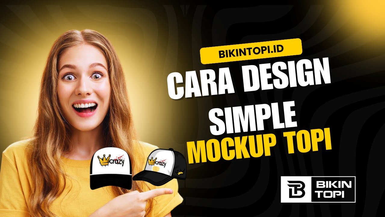 CARA BIKIN DESIGN SIMPLE TOPI MENGGUNAKAN APLIKASI CANVA - YouTube