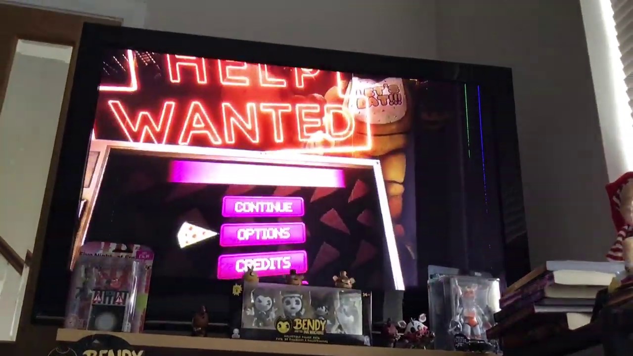 Messing Around At The FNAF Help Wanted Main Menu - YouTube