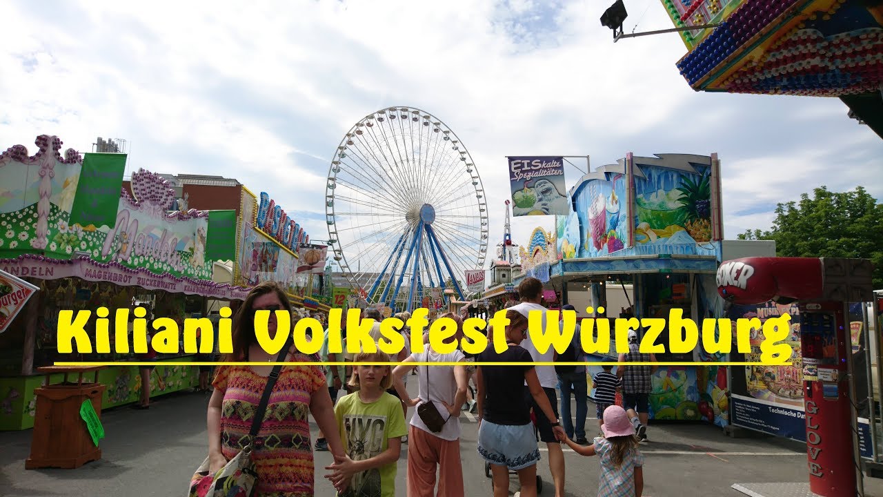 Kiliani Volksfest Würzburg Reportage 2017 - YouTube