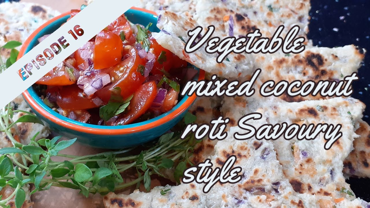 Mix Vegetable Roti | Vegetable Mixed Coconut Roti Savoury Style ...