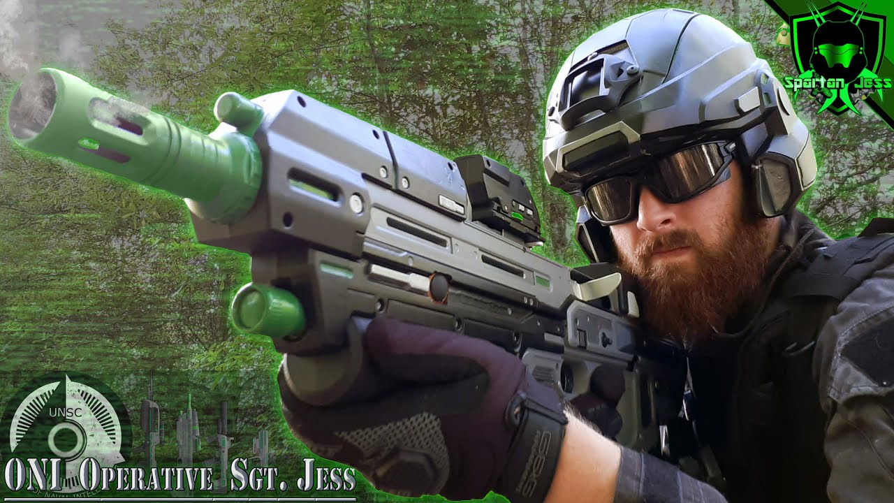 Halo Airsoft Loadout Showcase Ep1: ONI Operative Sgt. Jess - YouTube