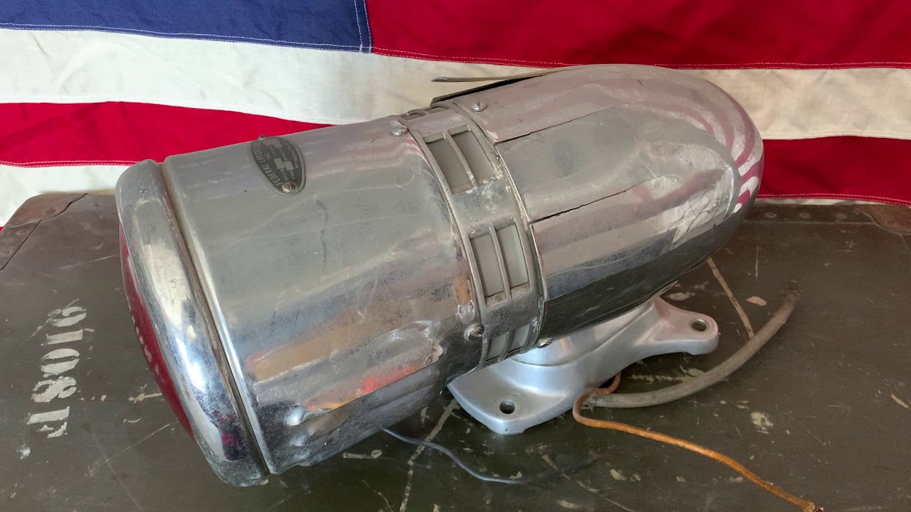 SOLD Vintage Federal Fire Truck Siren For Sale On Ebay. SOLD - YouTube