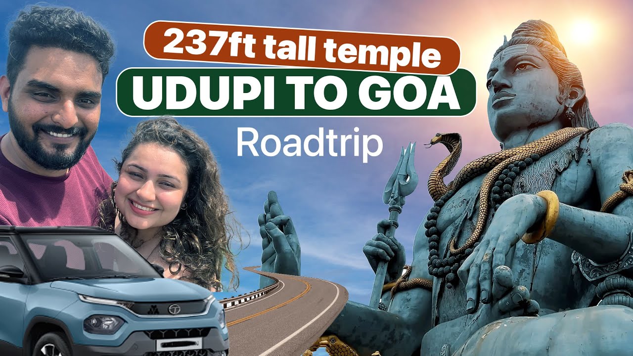 UDUPI TO GOA | 2nd TALLEST SHIVA STATUE IN INDIA | EPIC SOUTH INDIA ...