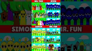 Incredibox Sprunki Jevin Vs Mr Tree Vs Simon Mix Version Crazy Frog X7 ...