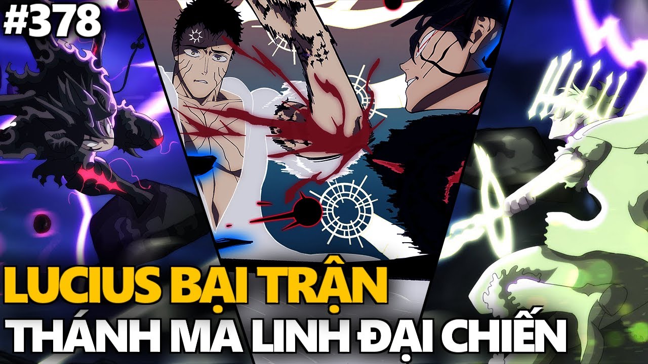Black Clover "Cỏ ba lá đen" Asta và Yuno đánh bại Lucius, Thánh Ma Linh ...