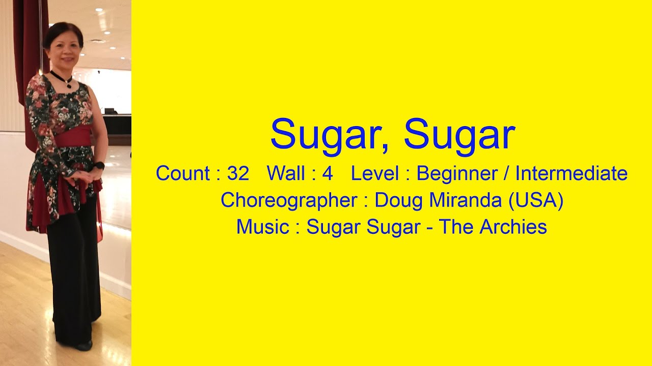 Sugar, Sugar Line Dance Walk Thru & Demo - YouTube