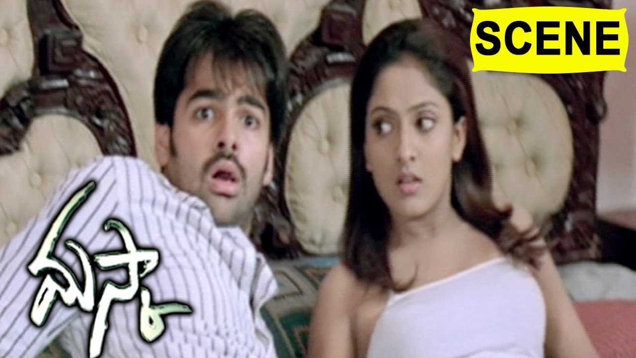 Mukesh Rishi Caught Ram In Sheela's Bed Room || Comedy Scene || Maska ...
