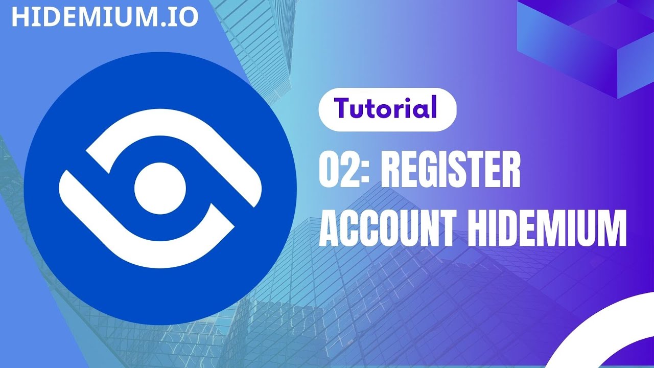 Tutorial 2: Register Account Hidemium - YouTube