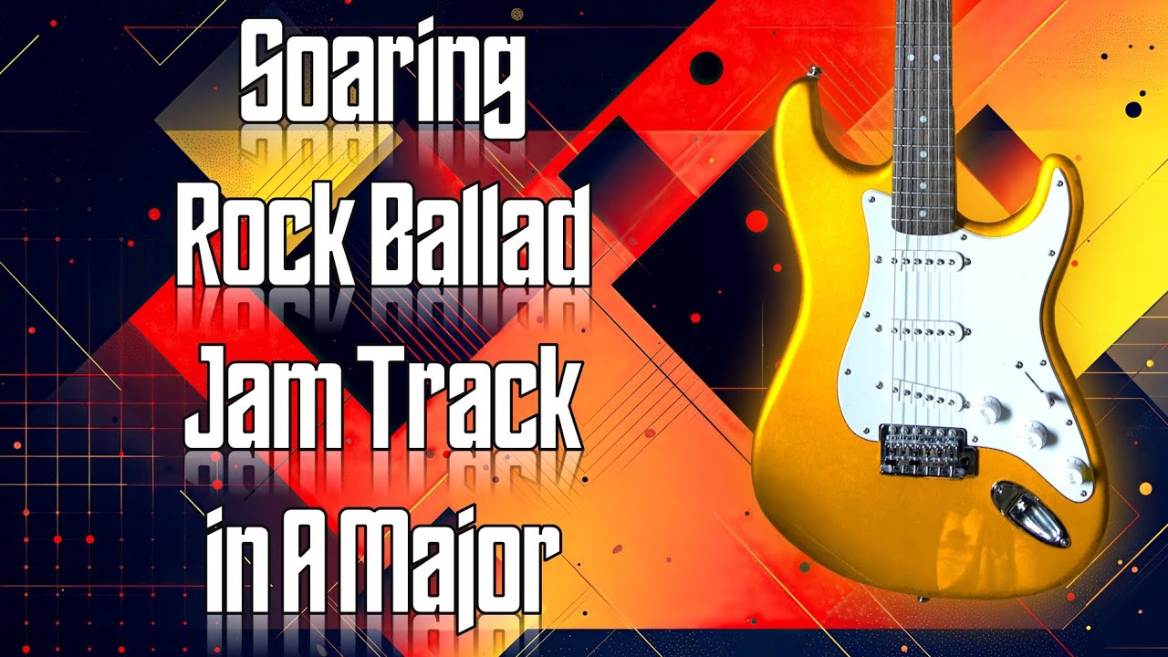 Soaring Rock Ballad Jam Track in A Major 🎸 Guitar Backing Track - YouTube