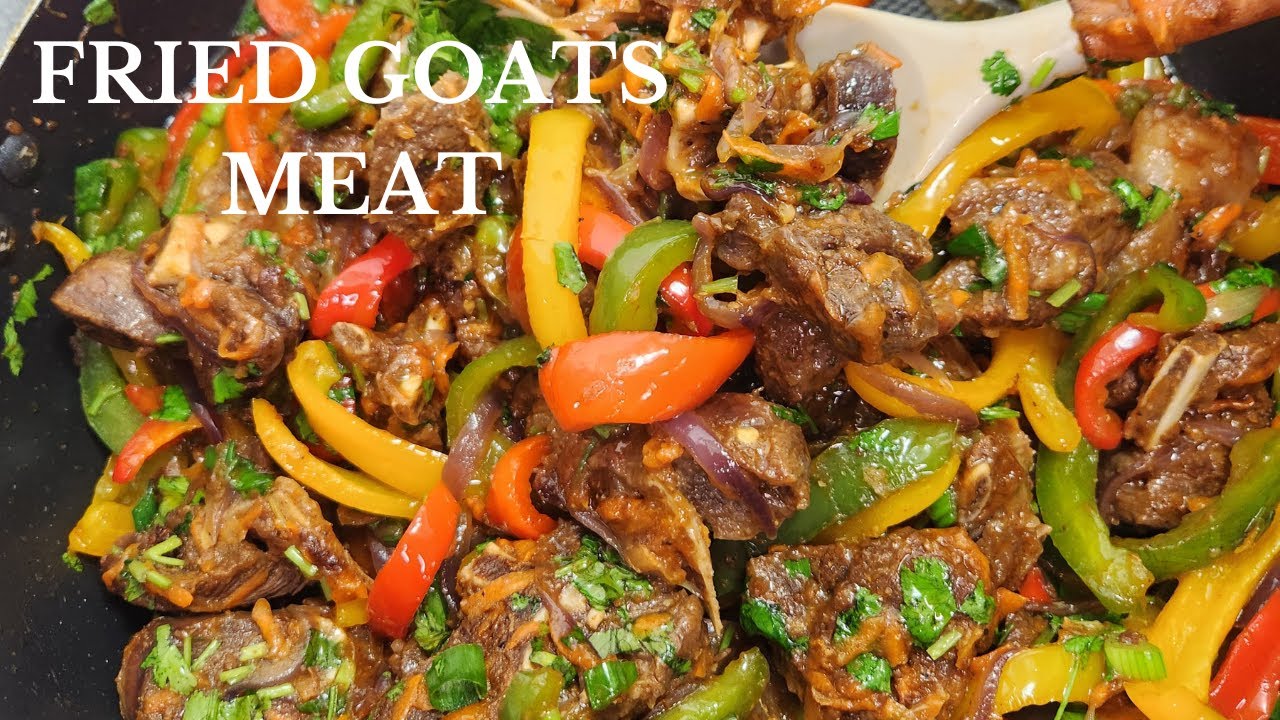 Easy Stir Fry Goats Meat Recipe | Goats Meat | Wet Fried Goats Meat | Ramadhan Recipe | Iftar ...