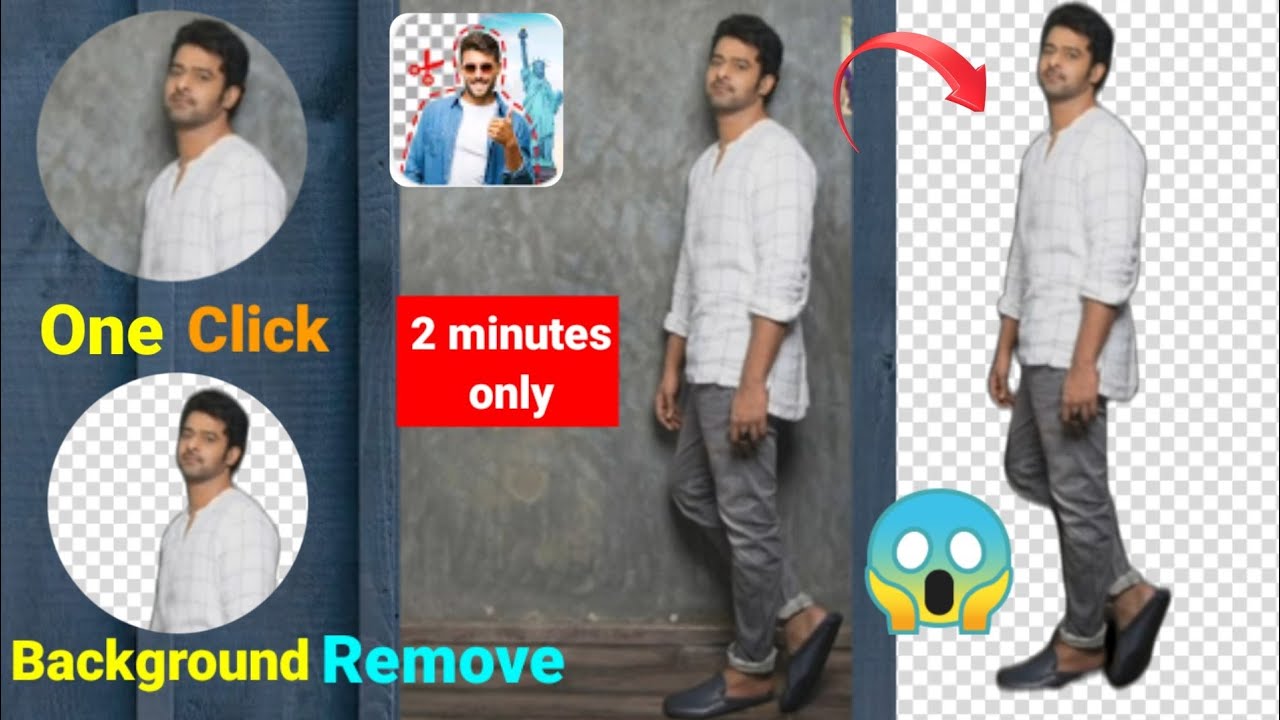 Photo Background Remove in Mobile | 2 minutes only 😱 in Easy method ...