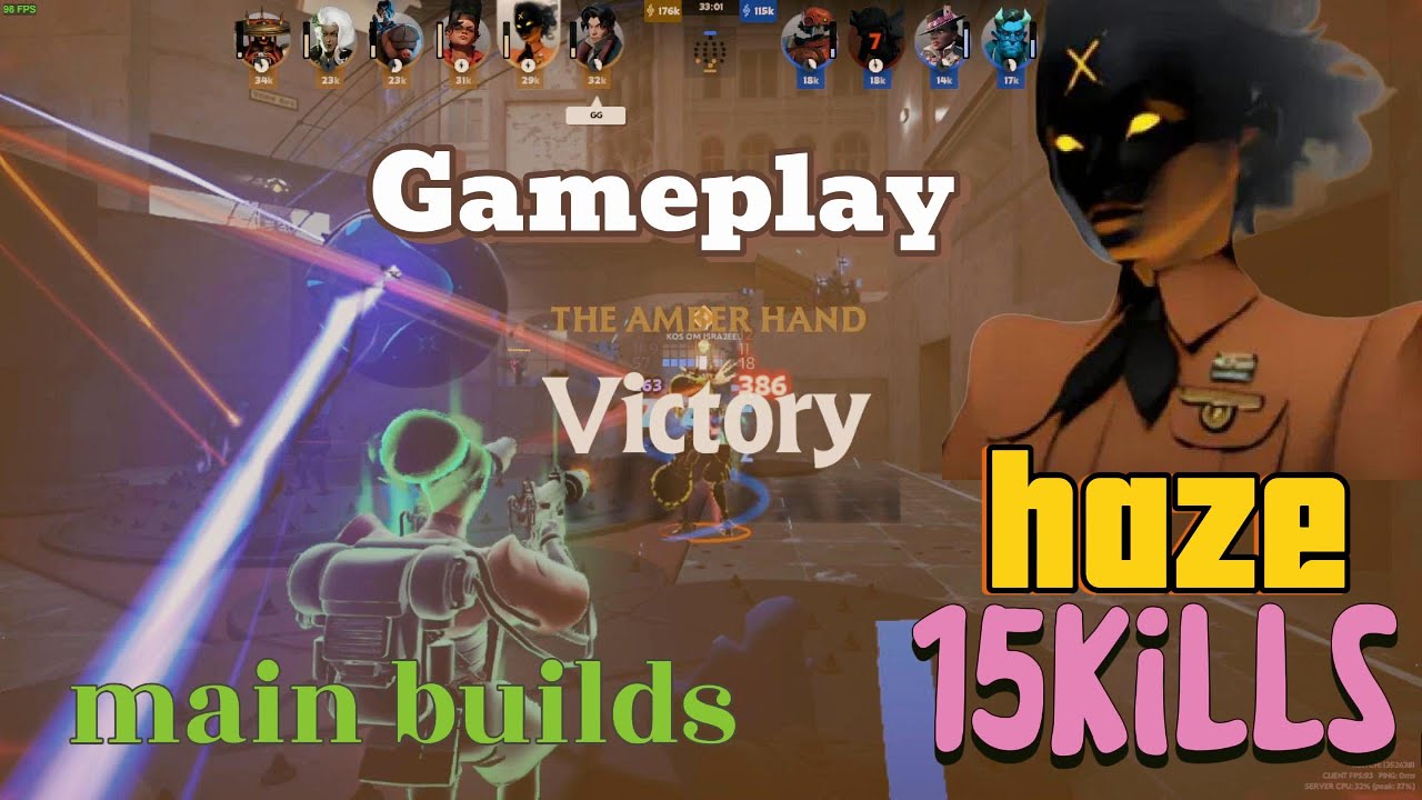 deadlock - gameplay 15 kills easy victory #Haze - YouTube