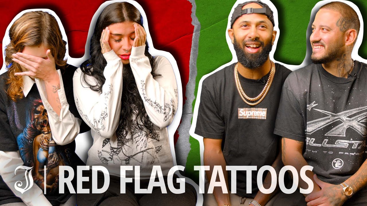 Red Flag Tattoos | Tattoo Artists React - YouTube