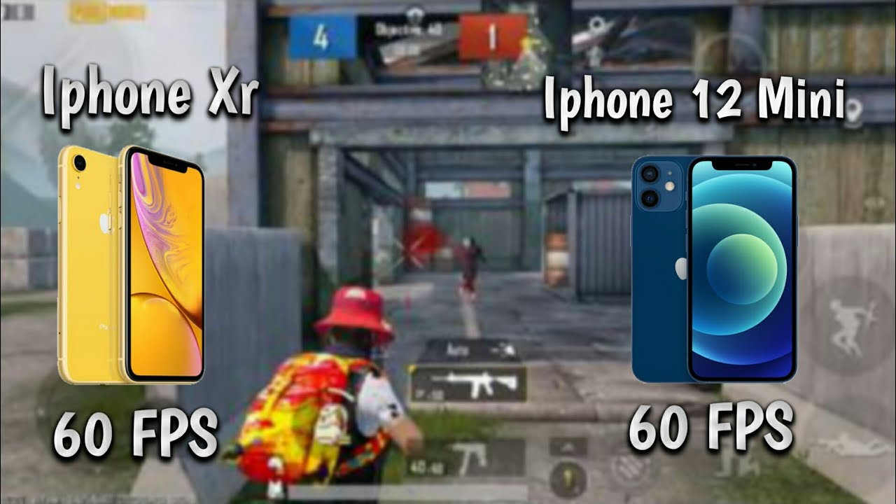 iphone xr vs iPhone 12 Mini pubg tdm test | pubg tdm | iPhone xr pubg ...