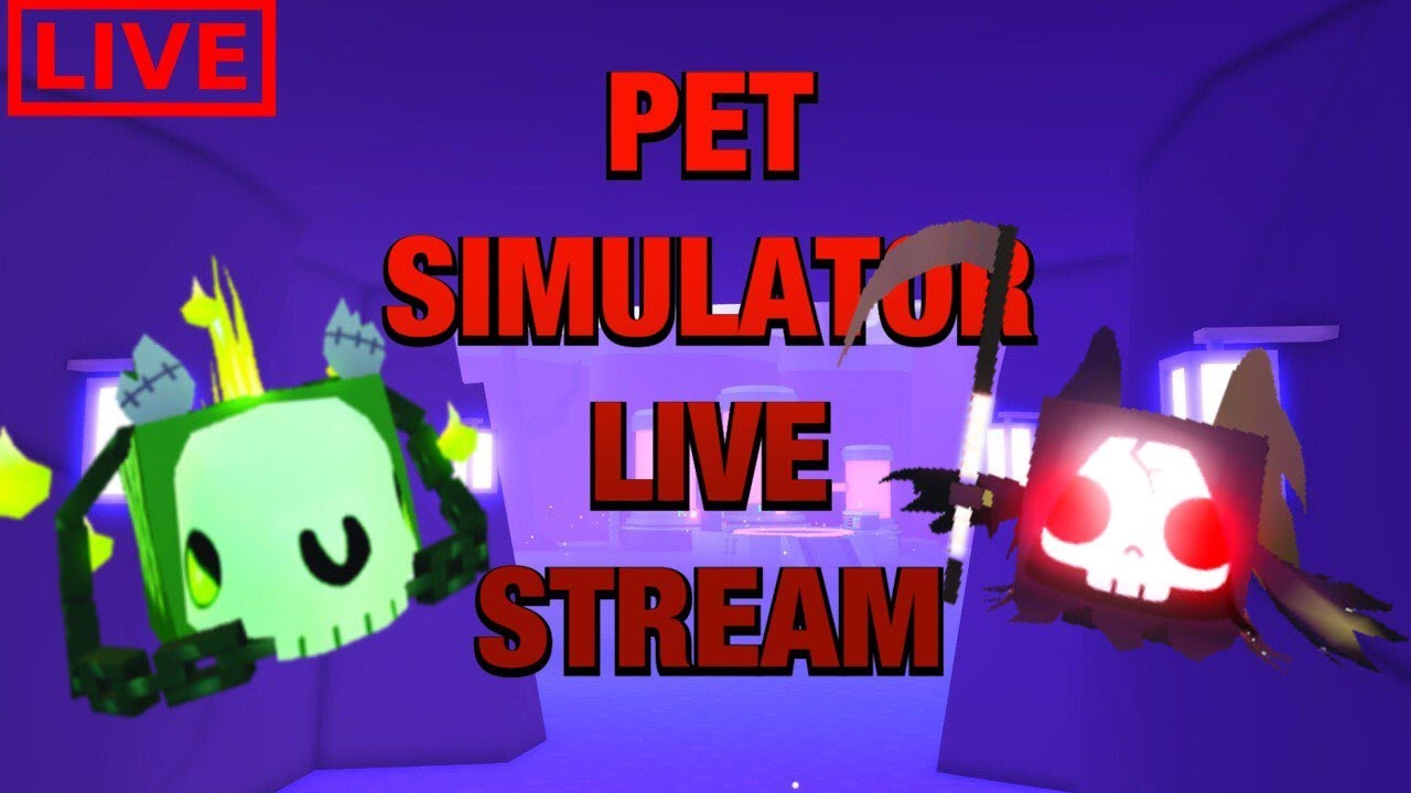 PLAYING THE NEW UPDATE WITH VIEWERS IN PET SIMULATOR X LIVE COME JOIN ...