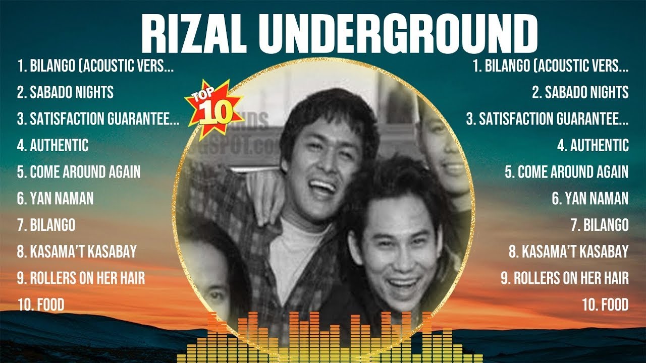 Rizal Underground Greatest Hits OPM Songs Collection ~ Top Hits Music ...