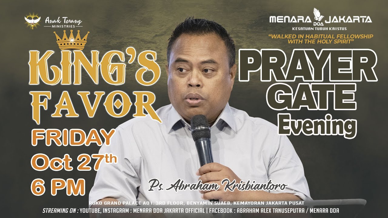 PGE | KING'S FAVOR | Friday, Oct 27th 2023 | Ps. Abraham Krisbiantoro ...