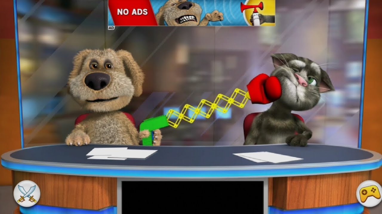 Talking Tom & Ben News Game | Learn & Play - YouTube