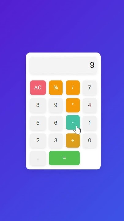 Modern Web Design: Neumorphic Calculator with HTML, CSS & JavaScript - YouTube