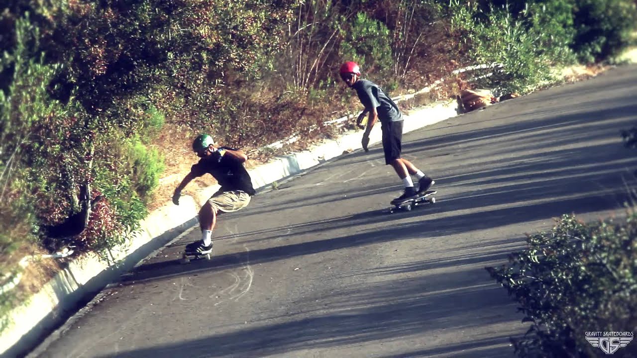 Longboard Sliding on 70mm Gravity Drifters - YouTube
