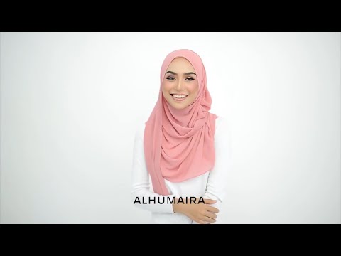 Flowy Style Shawl Tutorial Chest Covered | Malaysia Hijab Tutorial | Alhumaira Contemporary
