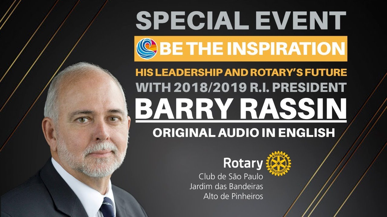 Special event "Be the inspiration" with Barry Rassin - YouTube