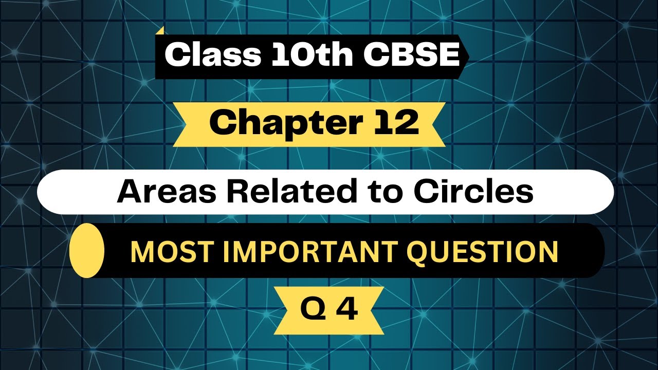 Area Related to Circles I Important Questions I Class 10 Maths I ...