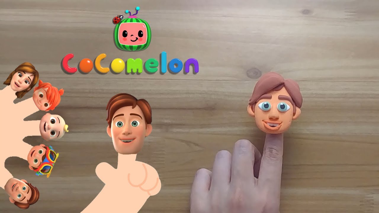 Finger family cocomelon daddy clay cracking making 손가락가족 코코멜론 아빠 클레이로 ...