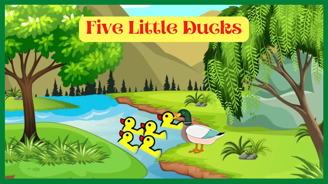 Five Little Ducks | 5 little Ducks | Nursery Rhymes And Kids Songs ...