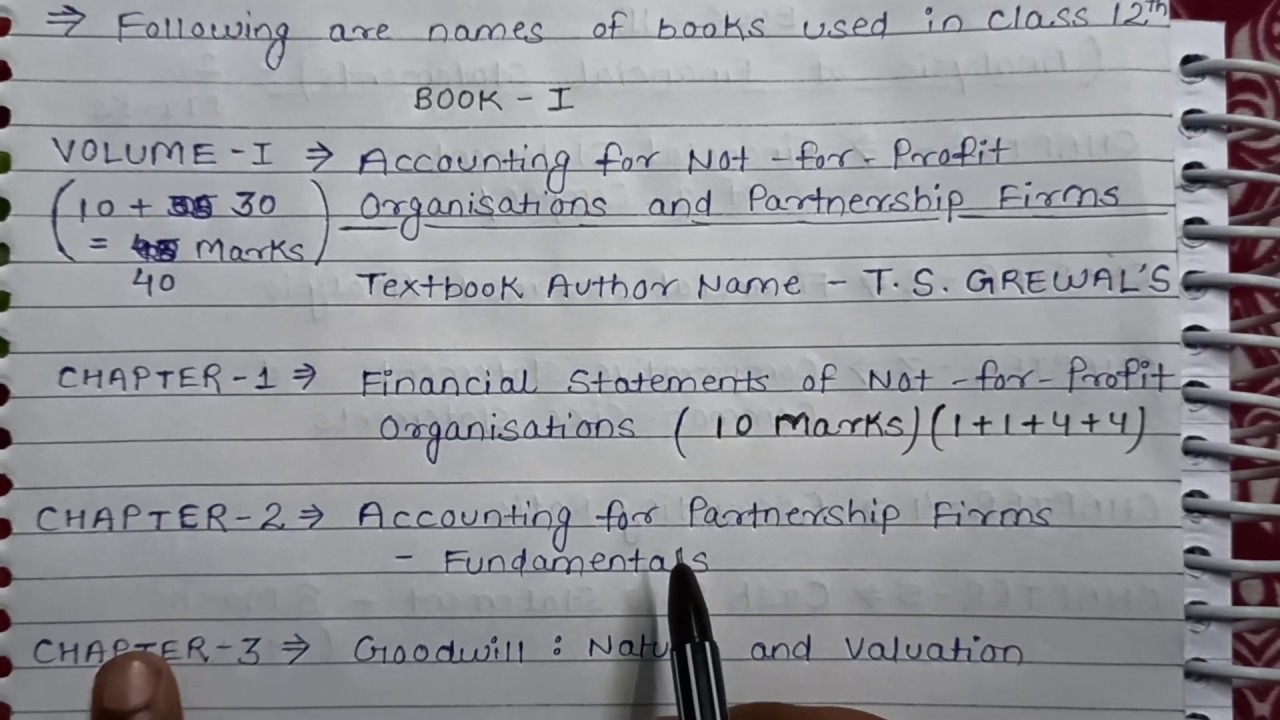 INTRODUCTION TO CLASS 12TH ACCOUNTANCY | BOOKS | SYLLABUS | EXAM ...