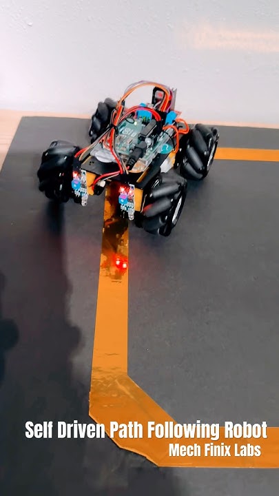 Self Driven Path Following Robot | Line following robot #linefollower # ...