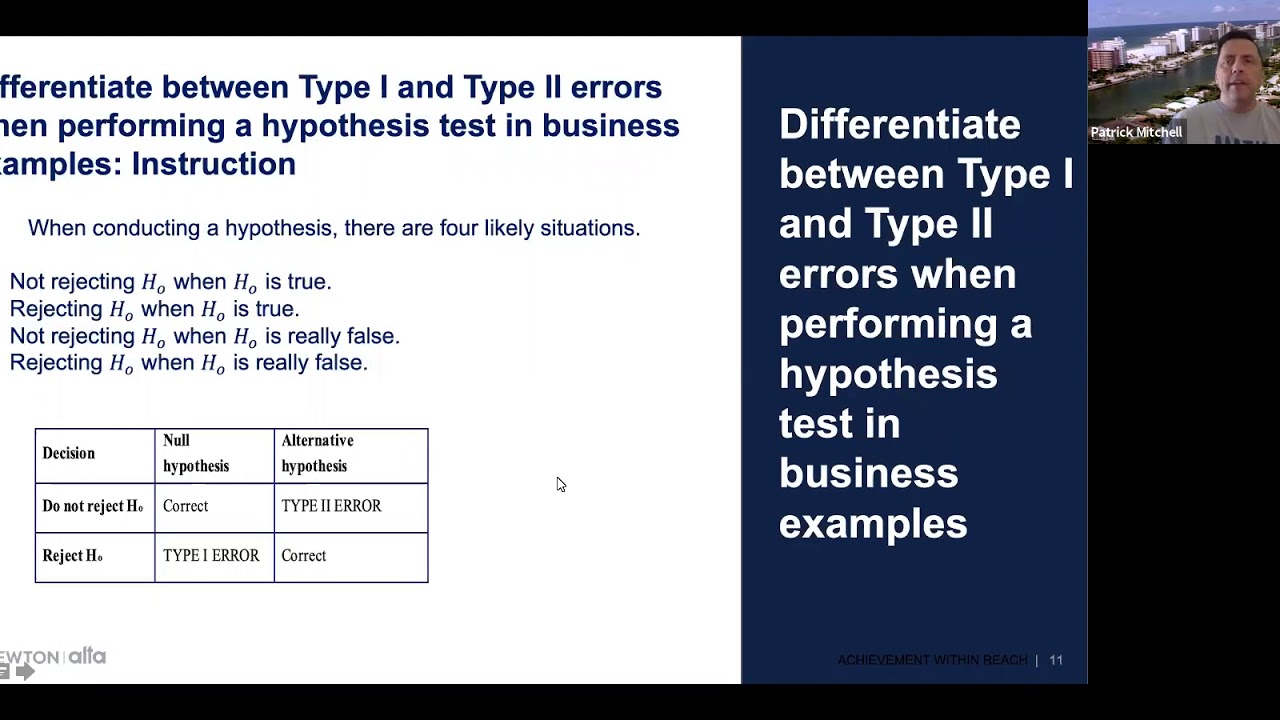 MATH 1610 Hypothesis Testing #1 - YouTube