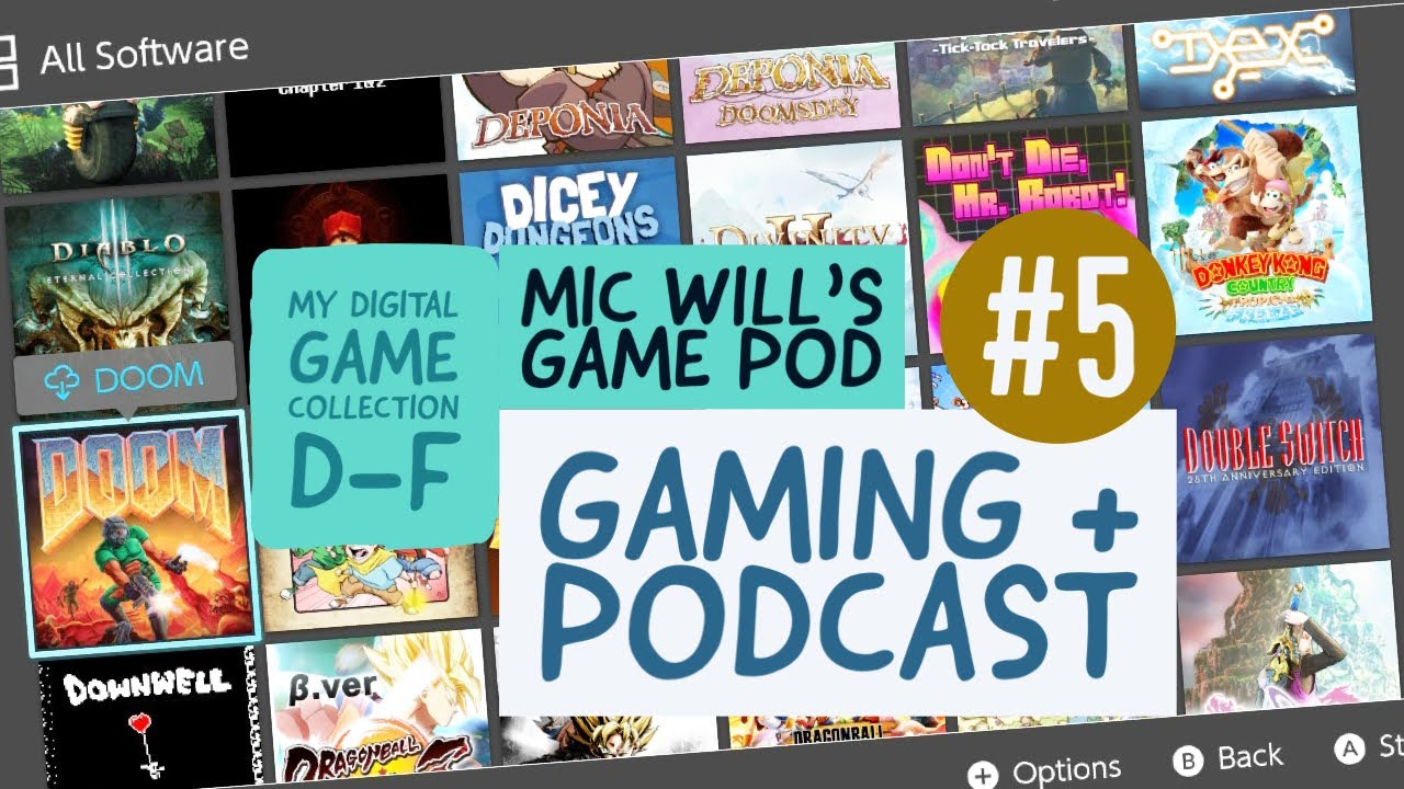My Switch Digital Games Collection D-F - YouTube