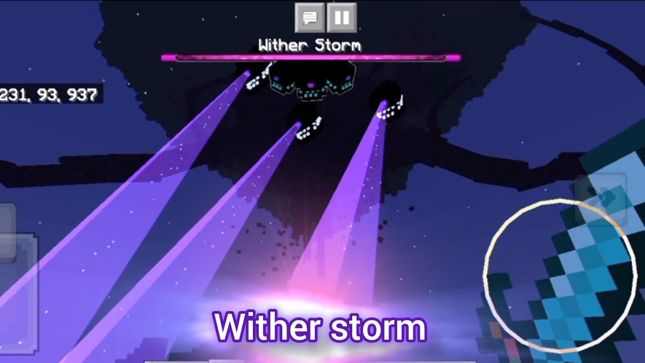Wither storm Mod de Minecraft story mode para Minecraft bedrock - YouTube