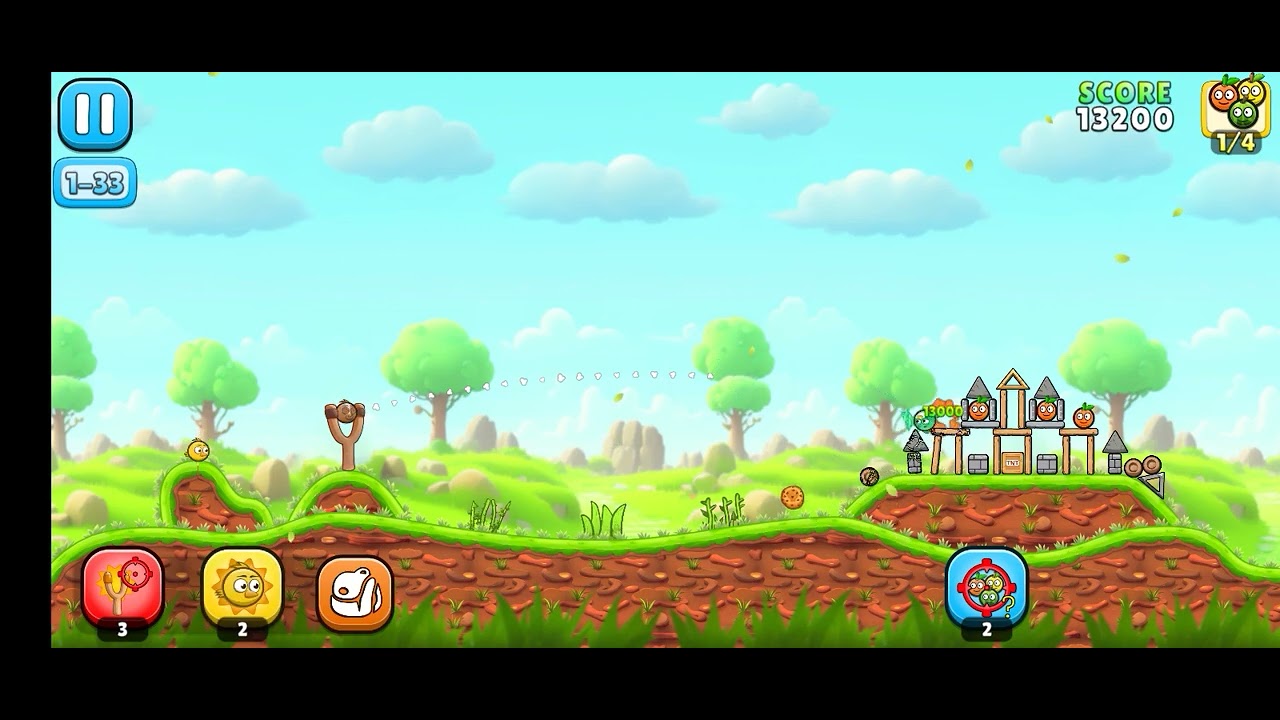ANGRY CRUSHER CATAPULT|| LV 33 || GAME PLAY || ORIGINAL SOUND || - YouTube