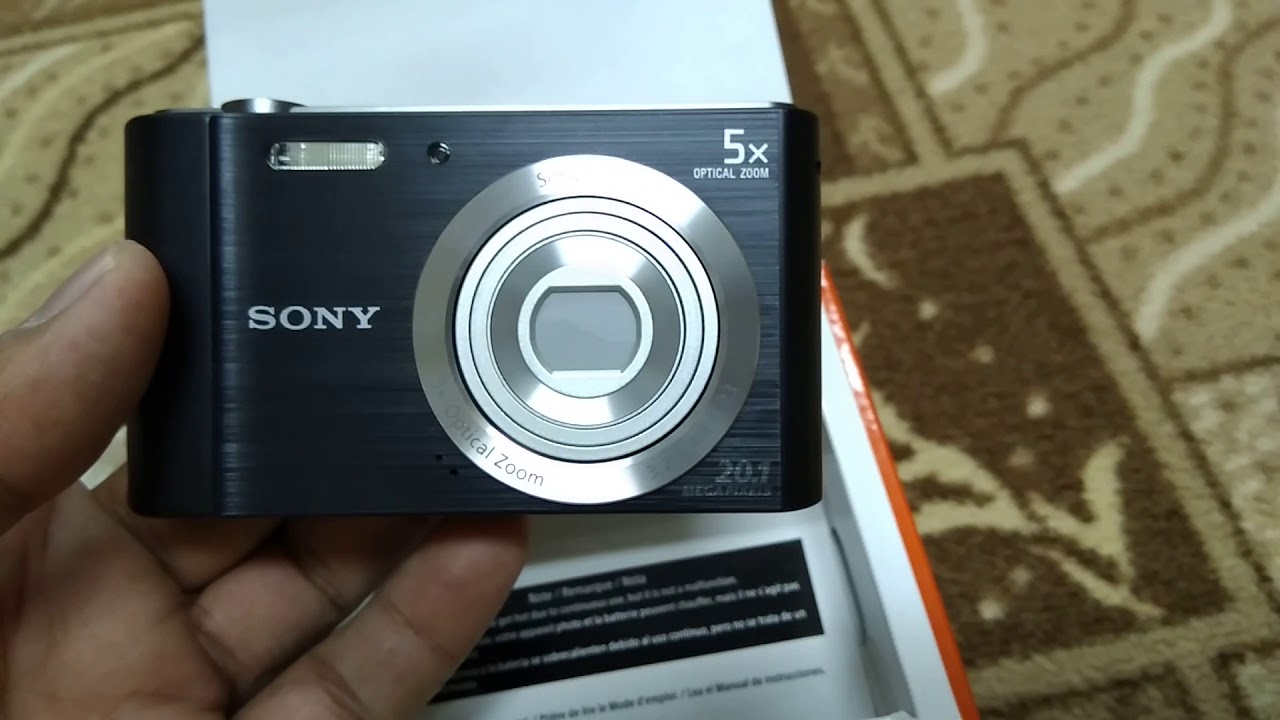Sony Cybershot DSC-W800 Unboxing. - YouTube