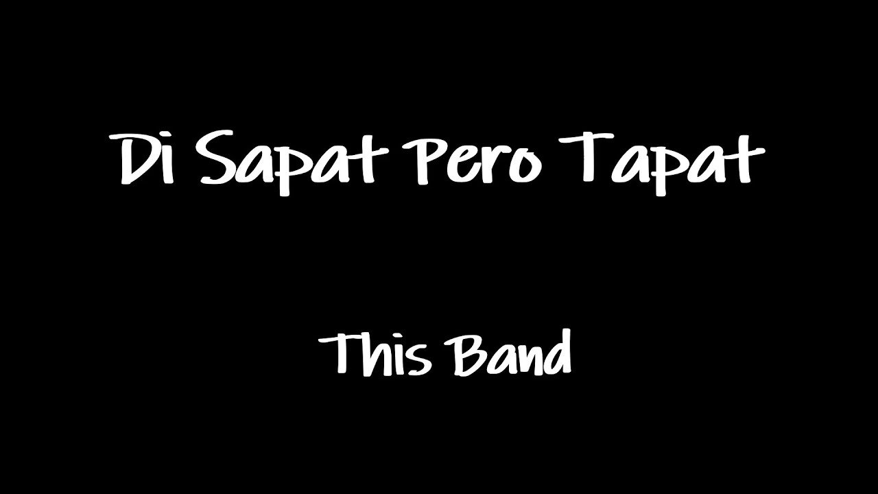 Di sapat pero tapat Lyrics Tagalog and English - YouTube