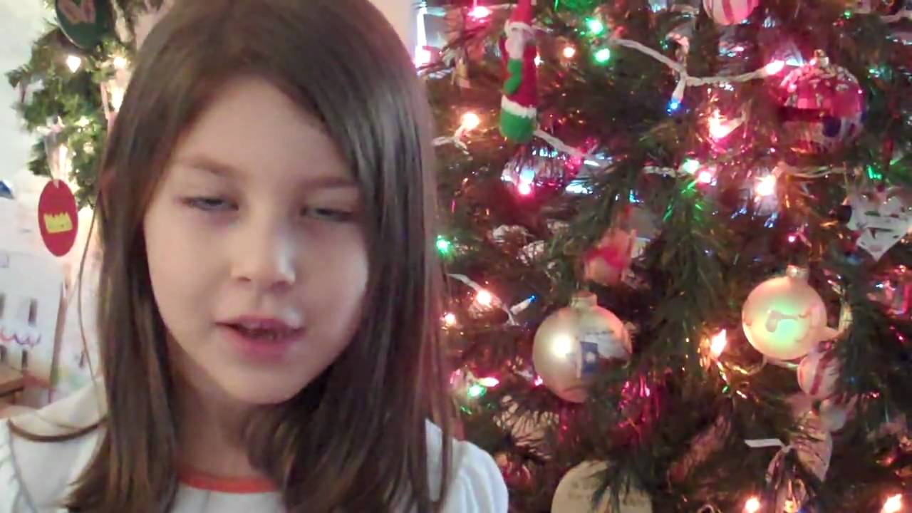 Therese reciting A Christmas Carol by G. K. Chesterton - YouTube
