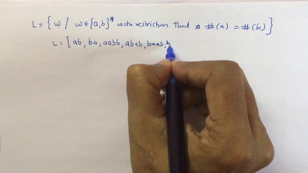 Construction of PDA Example - YouTube