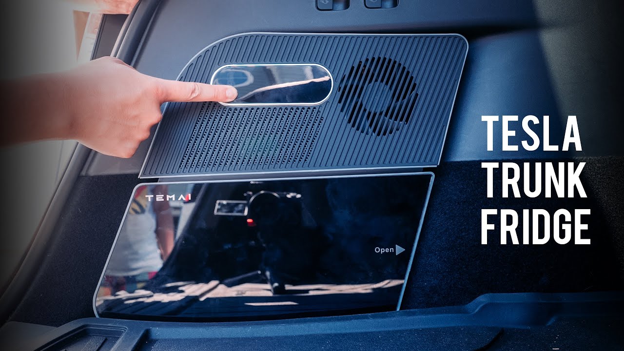 The Best Integrated Tesla Trunk Fridge | Install and Review - Tlyard ...